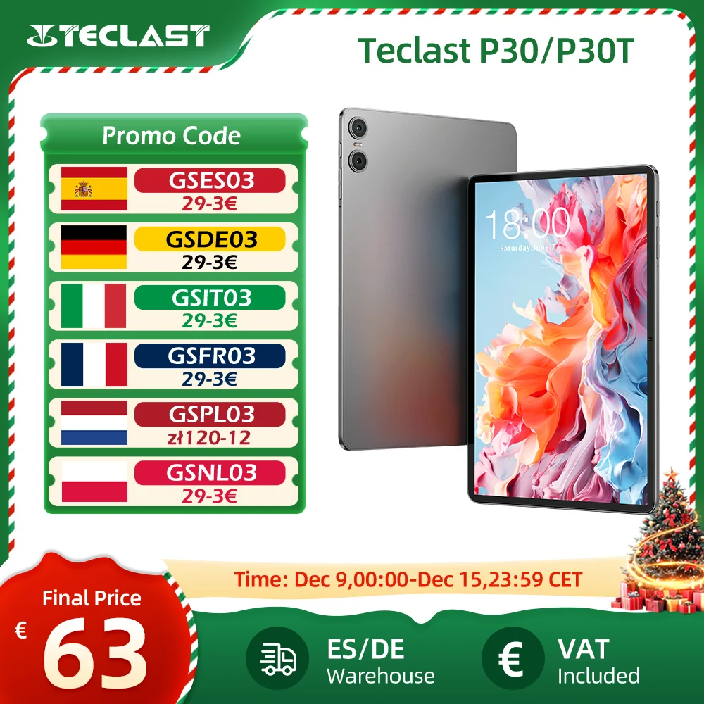 Teclast-P-30T-Android-14-Tablet-10-1-Inch-Ips-Max-10Gb-Ram-128Gb-Rom ...