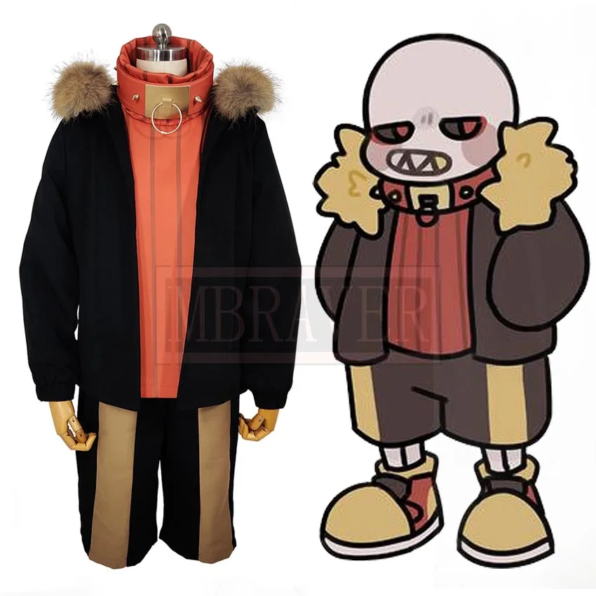 Undertale-Disfraz-de-Fell-Sans-para-Halloween-uniforme-de-fiesta-de ...