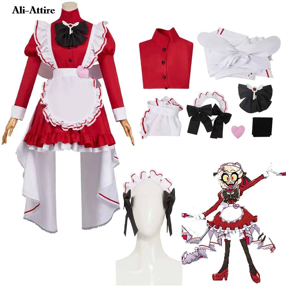 TV Hell Inn Cosplay Charlie Morningstar Dresses Clothes For Women Adult ...