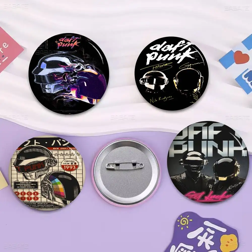 Daft Punk Rock Band 32/44/58MM Customizable Button Pins Cute Funny ...