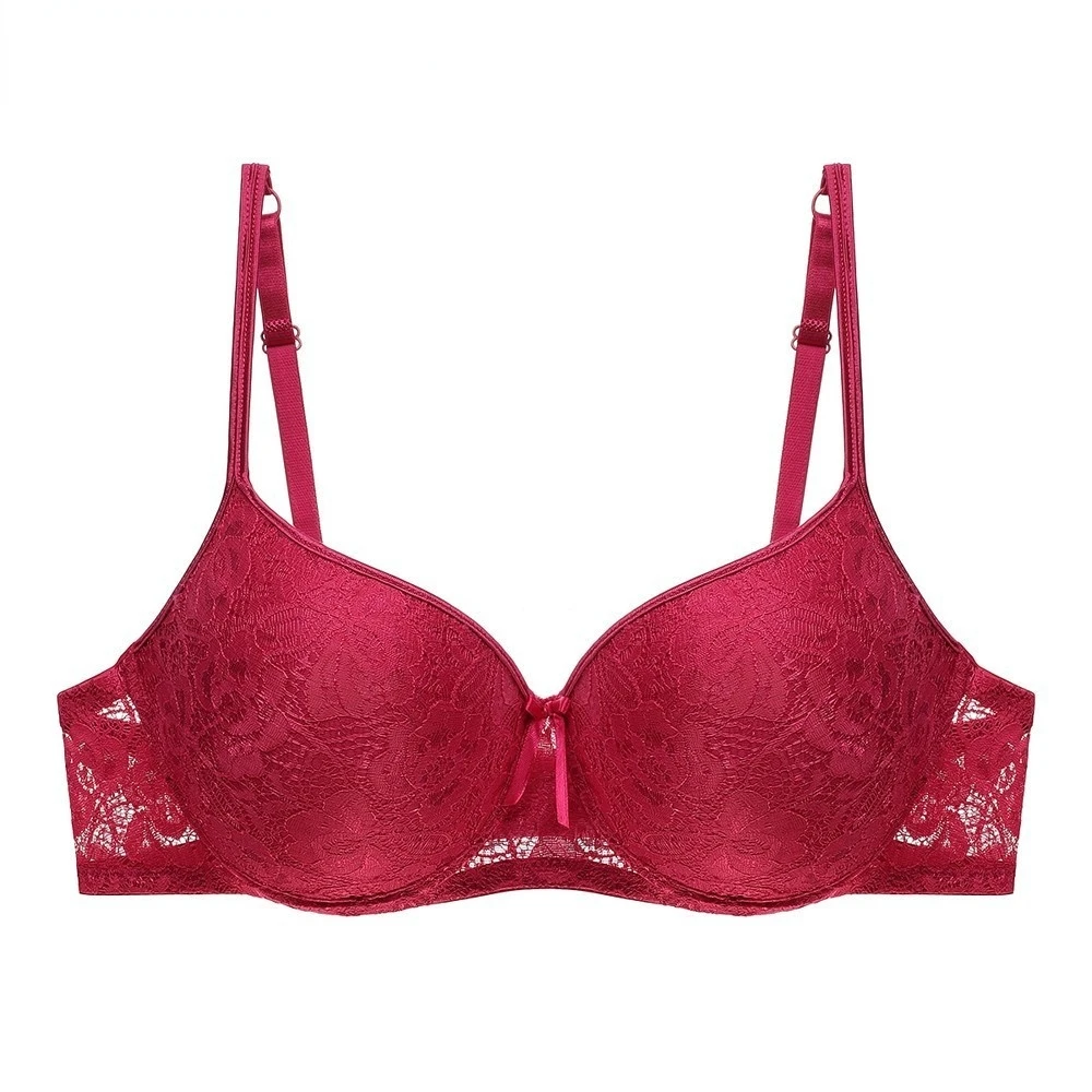 חזיות נשים תחרה חזייה אלחוטית סגירה קדמית push up חזייה תחתונים נוחים ...