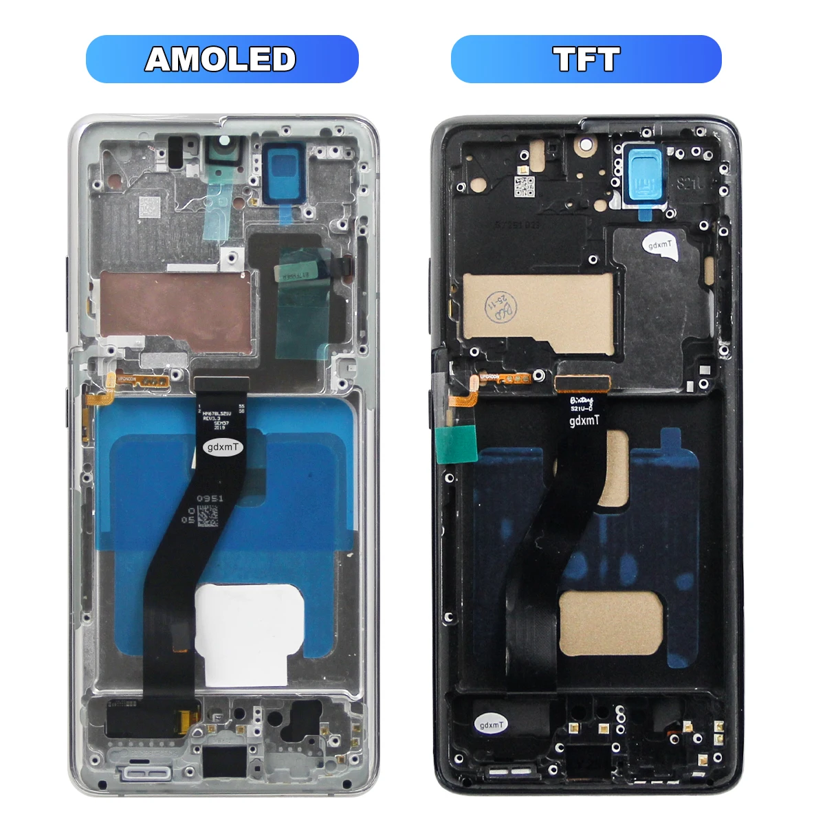 삼성 S21 울트라 5G G998B/G998B/DS OLED / TFT 스크린 프레임 LCD 디스플레이 터치 디지타이저 어셈블리 ...