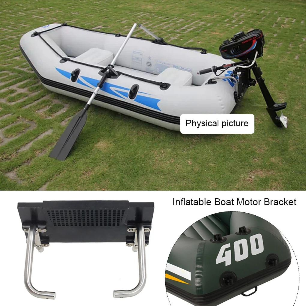 Inflatable-Boat-Motor-Mount-Rack-Kayak-Fishing-Boats-Metal-Bracket ...
