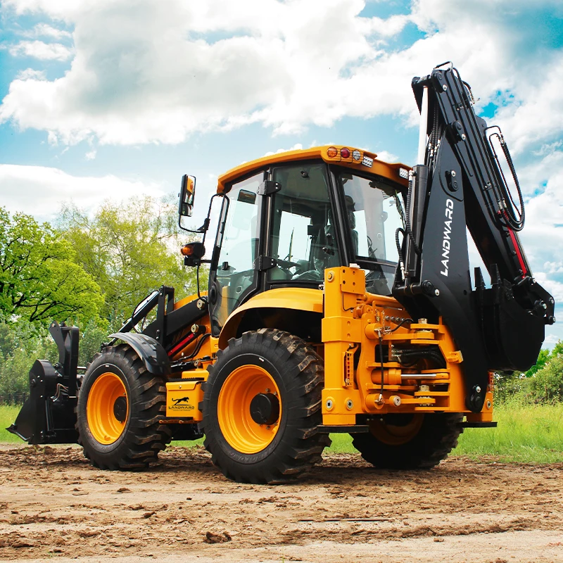 Home-Use-High-Power-4WD-Backhoe-Loader-Backhoe-Excavator-Production ...