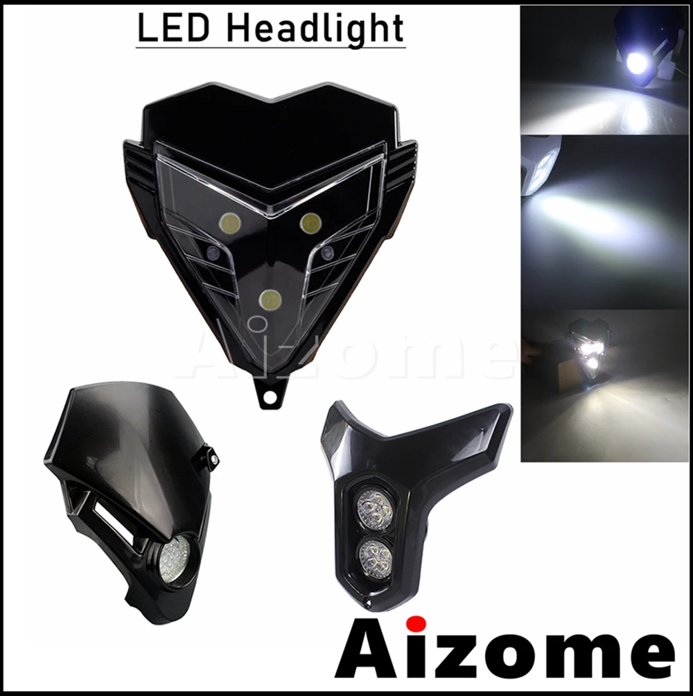 Motorcycle Headlights | Motocross 12v Light | Headlamp Motocross | Head ...