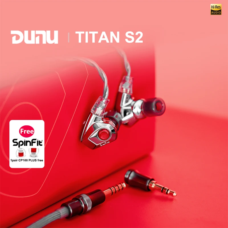 DUNU-TITAN-S2-HIFI-Dynamic-Driver-In-Ear-Earphone-Hi-Res-Audio-Earbuds ...