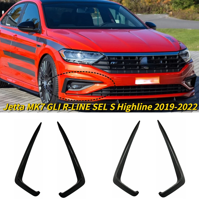 Gloss Black Bumper Trim Gloss Black Front Bumper Vent Splitter – Fog ...