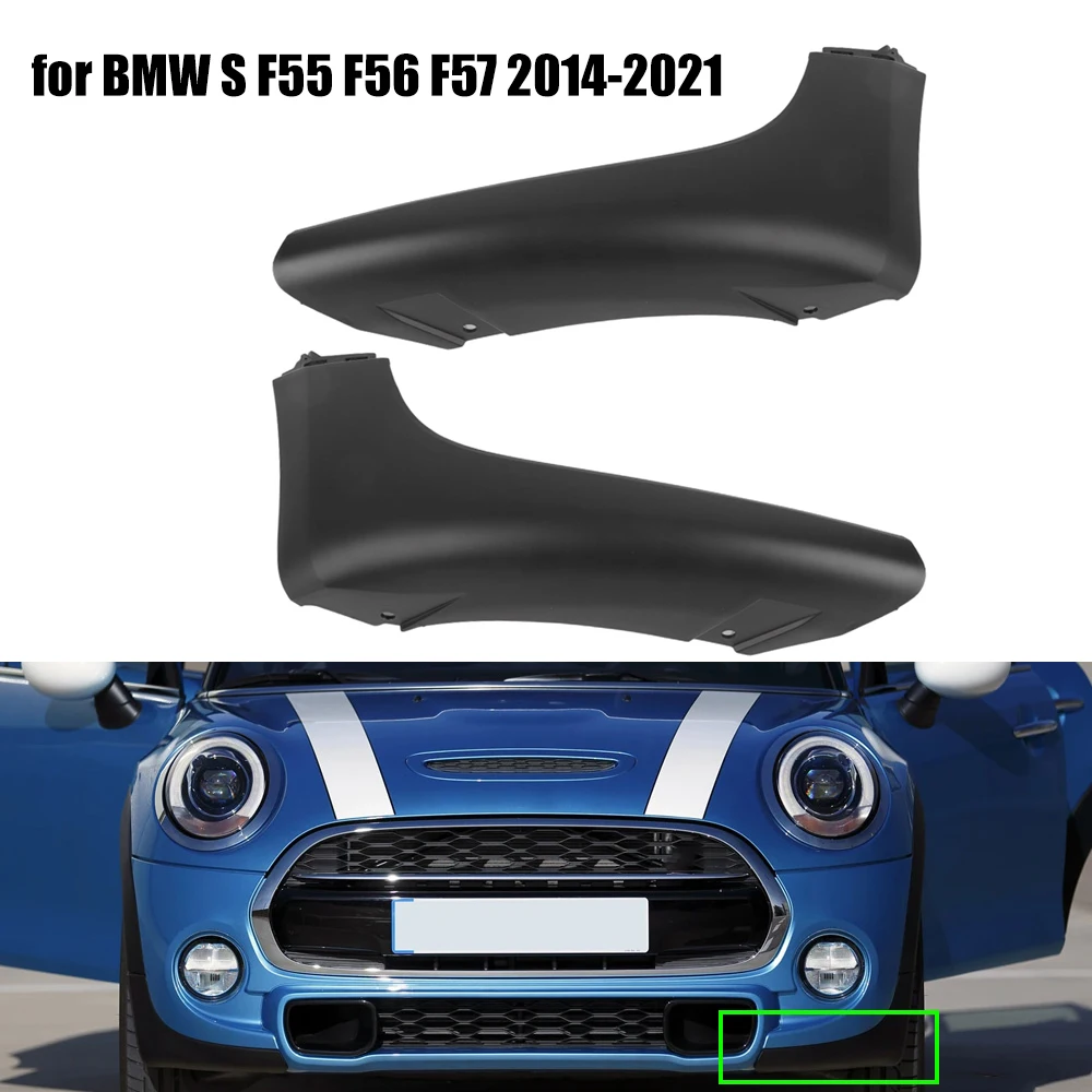BMW S F55 F56 F57 2014-2021用 ABS樹脂製フロントバンパーリップスポイラートリム交換部品 51117337813 ...