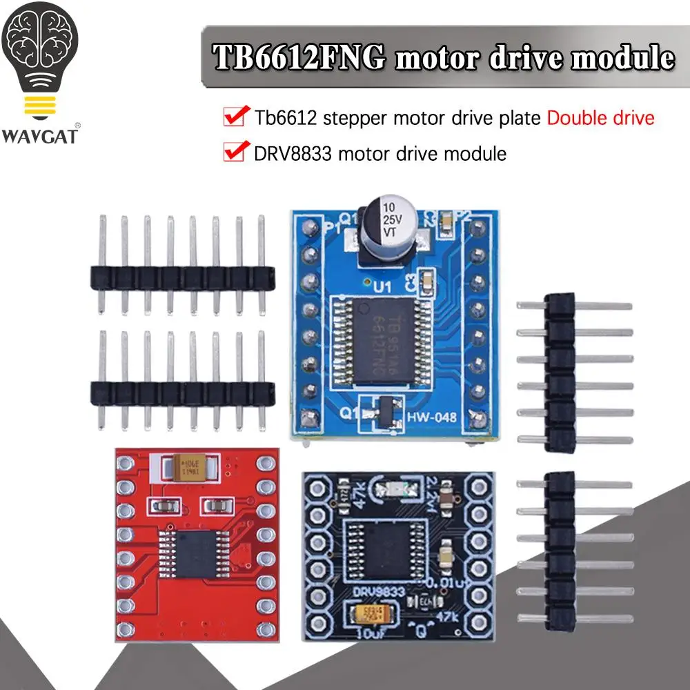 WAVGAT-TB6612-DRV8833-Dual-Motor-Driver-1A-TB6612FNG-for-Arduino ...
