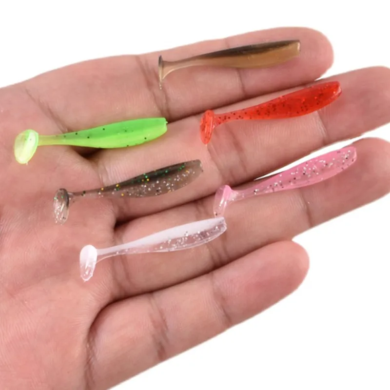 Ufishing 3cm 4cm 5cm 6cm 7cm PVC Micro Soft Fishing Lures 10Pcs/Bag T ...