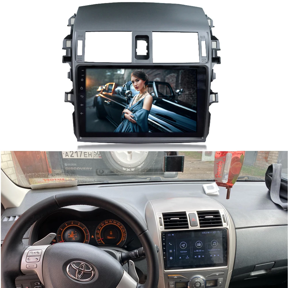 9 Inches Car Stereo Android 10.1 Radio Multimedia Player For Toyota ...