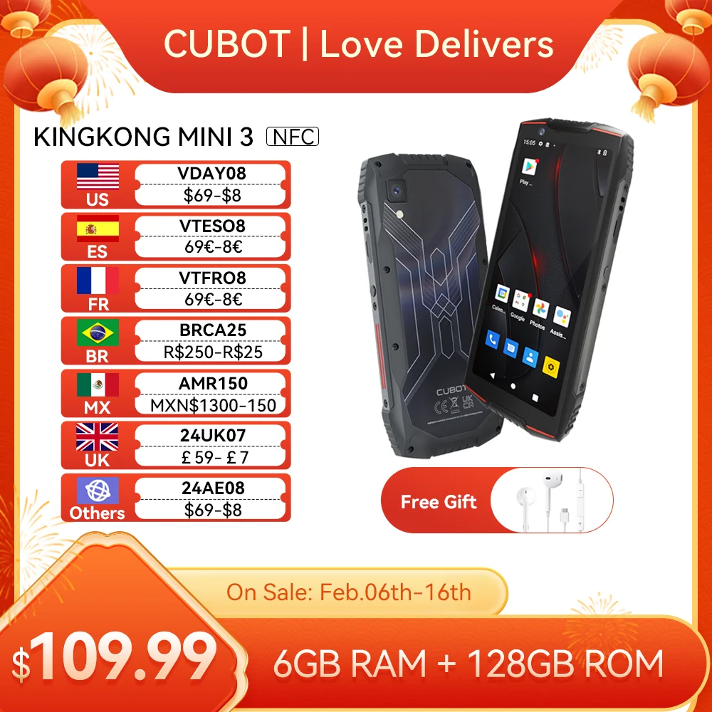 Cubot-KingKong-MINI-3-mini-telephone-portable-4-5-pouces-Helio-G85-Octa ...