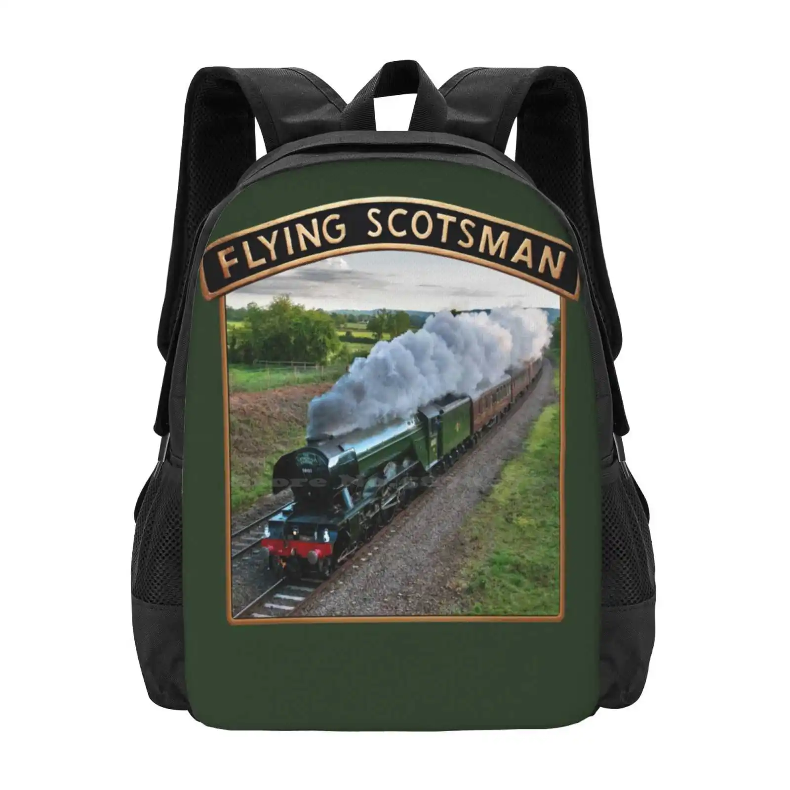 Flying-Scotsman-And-Nameplate-Hot-Sale-Backpack-Fashion-Bags-Flying ...