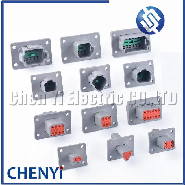 Weatherproof Connectors DT Series Connectors With Fixed Flange ...