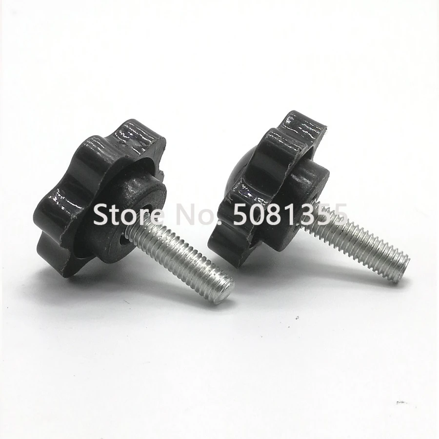 M4 M5 M6 M8 Thread Star Shaped Head Thread Clamping Screw Bolt Knob For ...