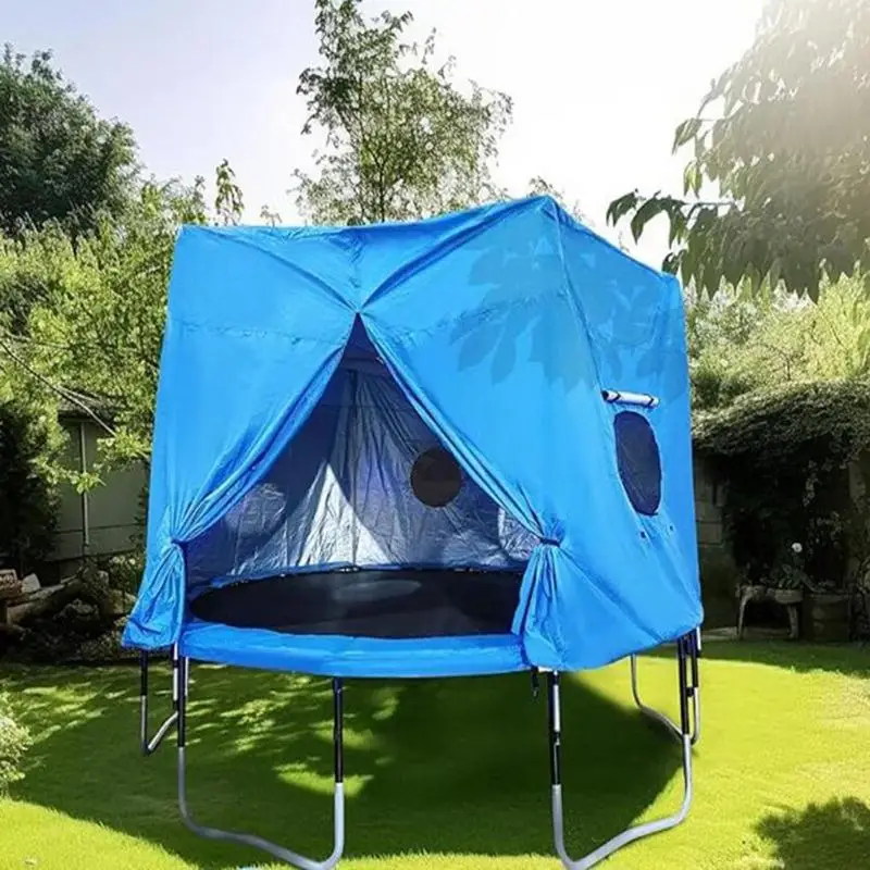 6-8-10-12ft-Jumping-Trampolines-Tent-Trampoline-Sunshade-Sun-Protection ...