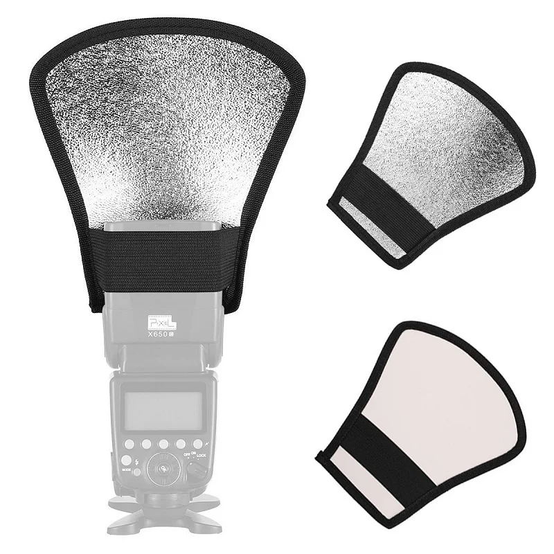 2-in-1-Silver-White-Camera-Flash-Diffuser-Softbox-Photo-Flash-Light ...