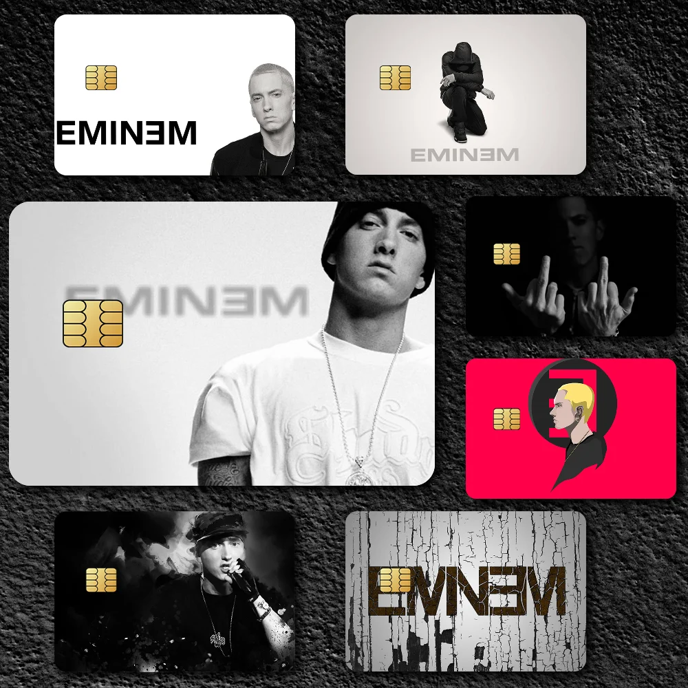 Hop Rapper Eminem Decorative Small Waterproof Chip 4PCS Card Sticker ...