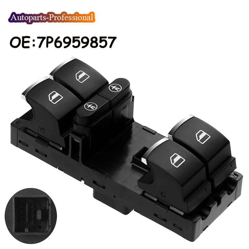 Front Driver Door Master Power Window Switch Button Fit For Vw Touareg ...