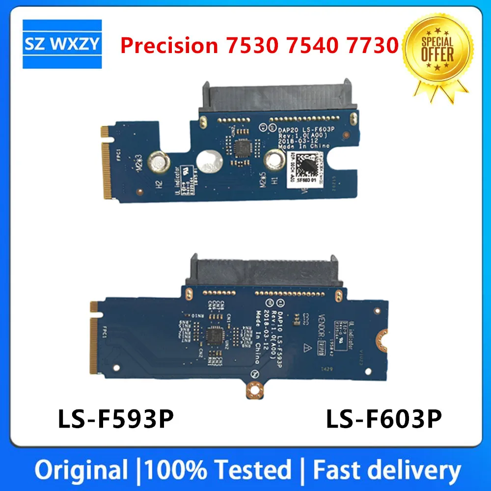 New Original For DELL Precision 7530 7540 7730 Laptop HDD Board 0PRW9D ...