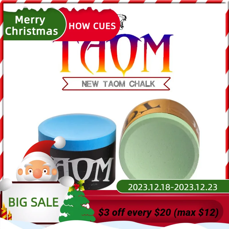 New-Taom-Chalk-Blue-Green-Colors-Billiard-Snooker-Pool-Cue-Round-Chalk ...