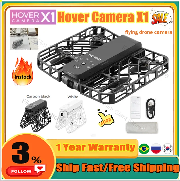 Hover Camera X1 125g Ultra-Light Foldable Portable Unlock Advanced ...