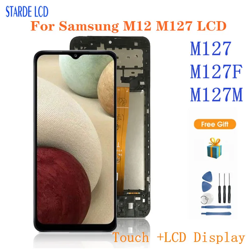 Display For Samsung Galaxy M12 M127 LCD Display Touch Screen Digitizer ...