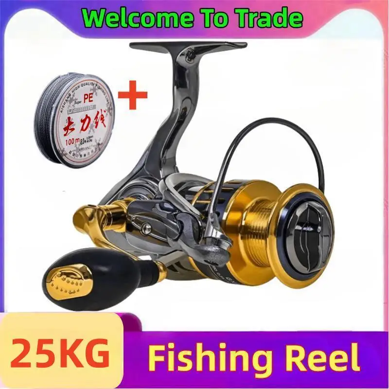 Ryobi-neue-Ganzmetall-Angel-rolle-25kg-max-Drag-Power-Spinnrad-Angels ...