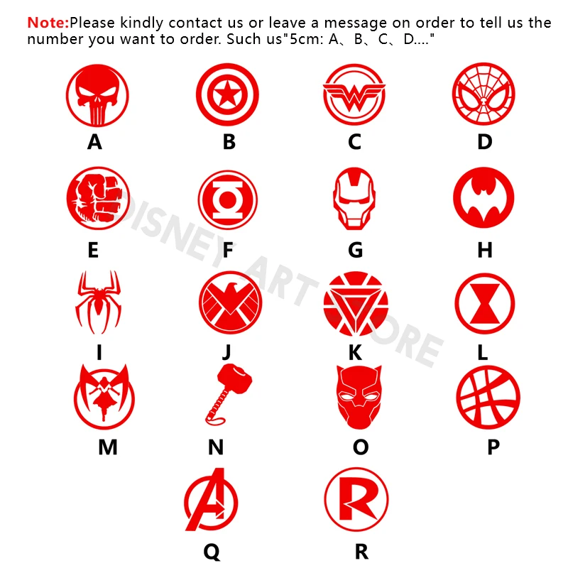 Avengers Hero Logos