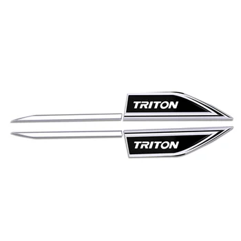 Auto Door Fender Side Blade Badge Car Body Anti Scratch Metal Sticker ...
