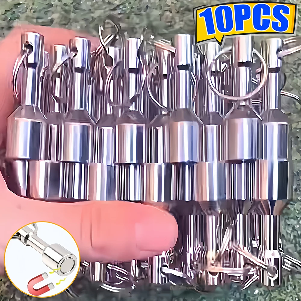 10/1PCS Strong Metal Magnet Keychain Neodymium Magnetic Clasps for ...