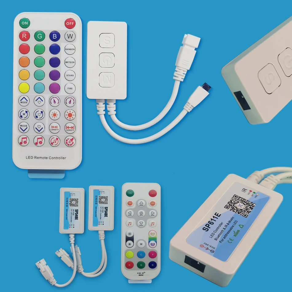 SP548E SP611E Music WS2811 WS2812B Controller Wifi BT Alexa Google Home ...
