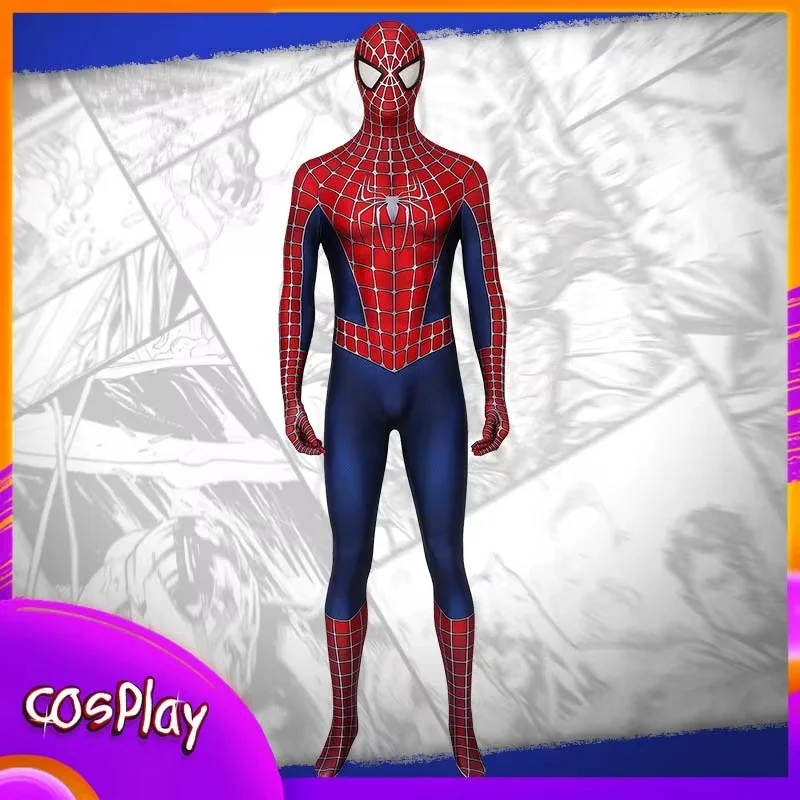 Spider Man 2 Cosplay Costume COS Peter Jumpsuit Halloween Party ...