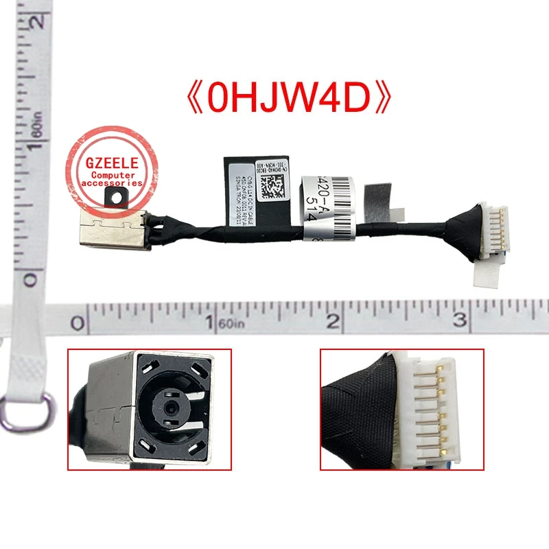 DC Power Jack cable for Dell Latitude 3420 3430 3520 3512 E3420 E3430 ...