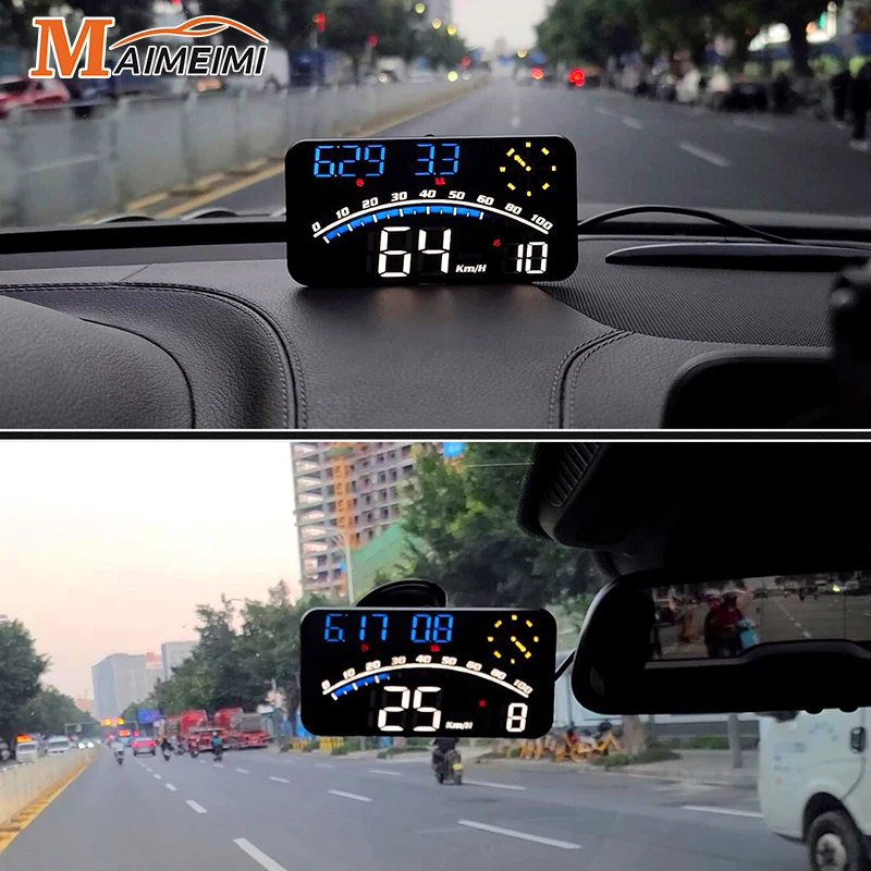 G10 For HUD Car Head Up Display LED Backlight Speedometer RPM MPH ...