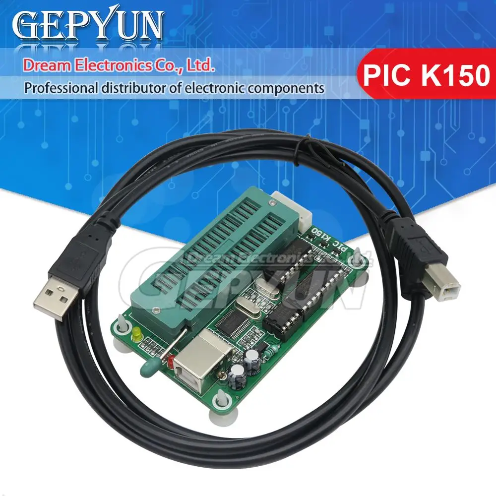 PIC K150 ICSP Programmer USB Automatic Programming Develop Microcontroller + 30CM USB ICSP cable ...