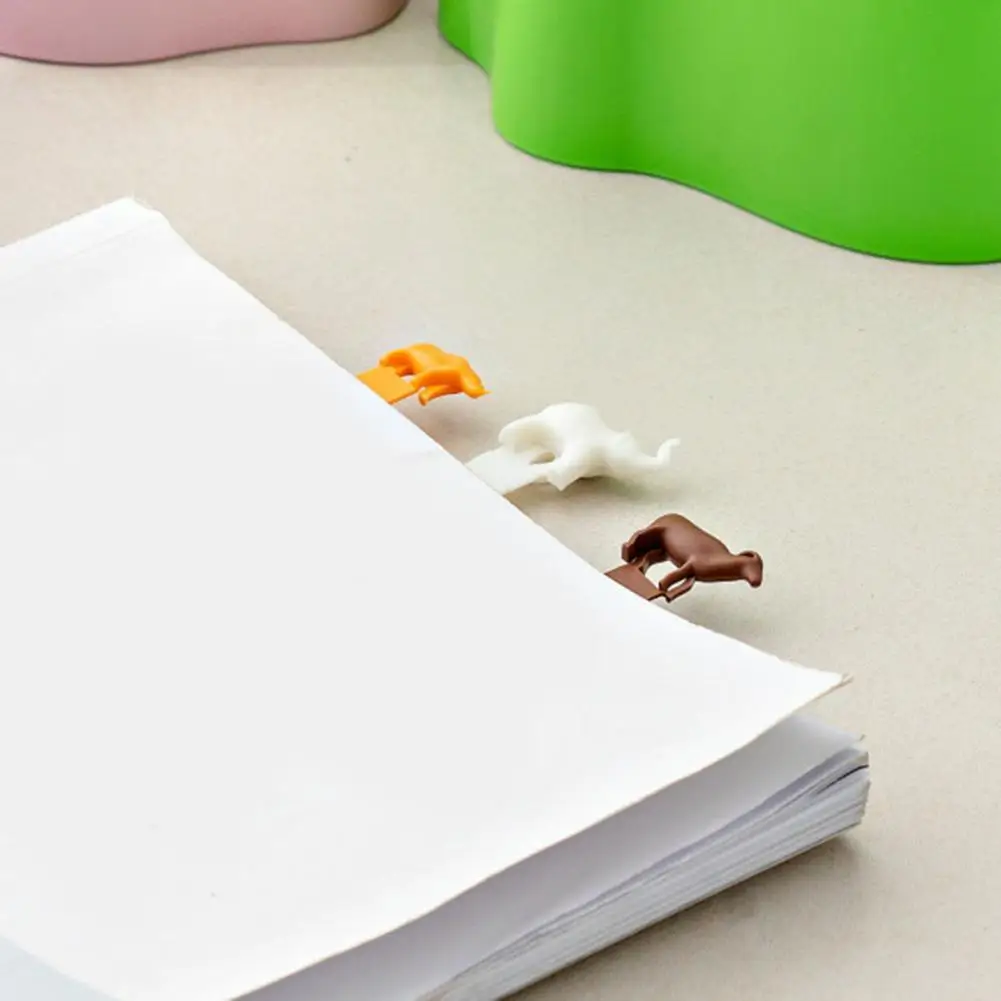 Cartoon-Bookmarks-3d-Animal-Bookmark-Cute-Rubber-Book-Paging-Markers ...