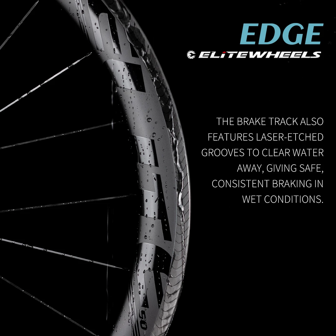 ELITEWHEELS-EDGE-Road-Bicycle-Carbon-Wheelset-Ultralight-1291g-40-50mm ...