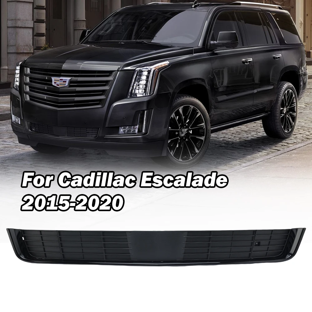 Front-Bumper-Cover-Grille-for-Cadillac-Escalade-2015-2020-Black-ABS ...