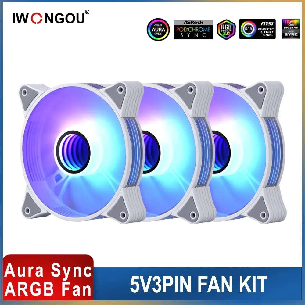 IWONGOU-Fans-120mm-Rgb-with-PC-Controller-Ar12pro-Argb-Fan-for-Computer ...