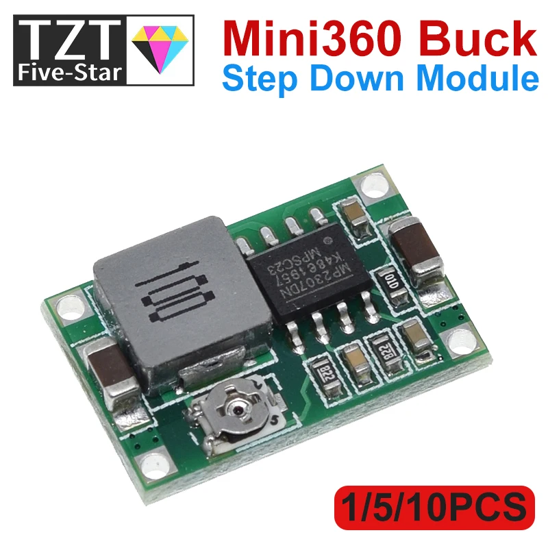 1-5-10PCS-Mini360-DC-DC-HM-Buck-Converter-Step-Down-Power-Supply-Module ...