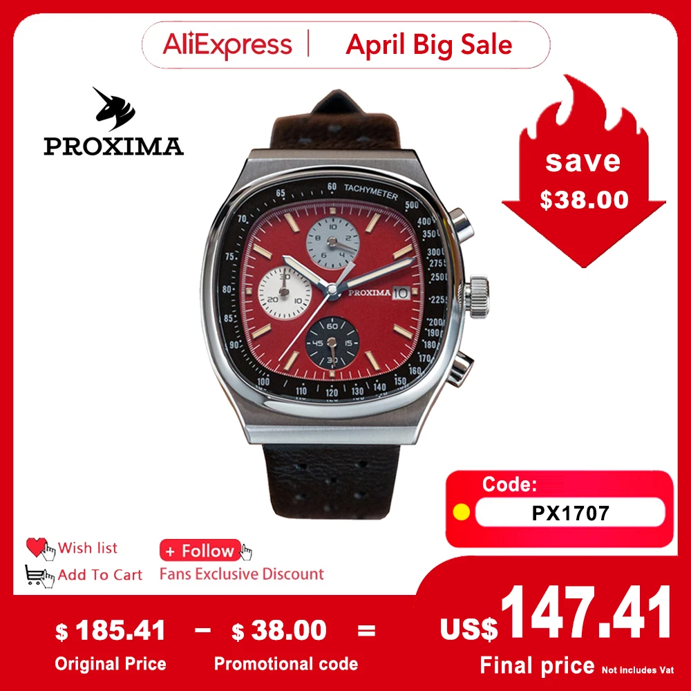 Proxima-PX1707-Luxury-Watch-Business-Waterproof-Male-Clock-Stainless ...