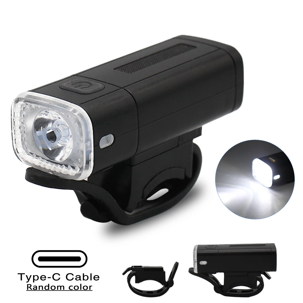 Bicycle HeadLights Rechargeable Front Lamp MTB Road Cycling Flashlight ...