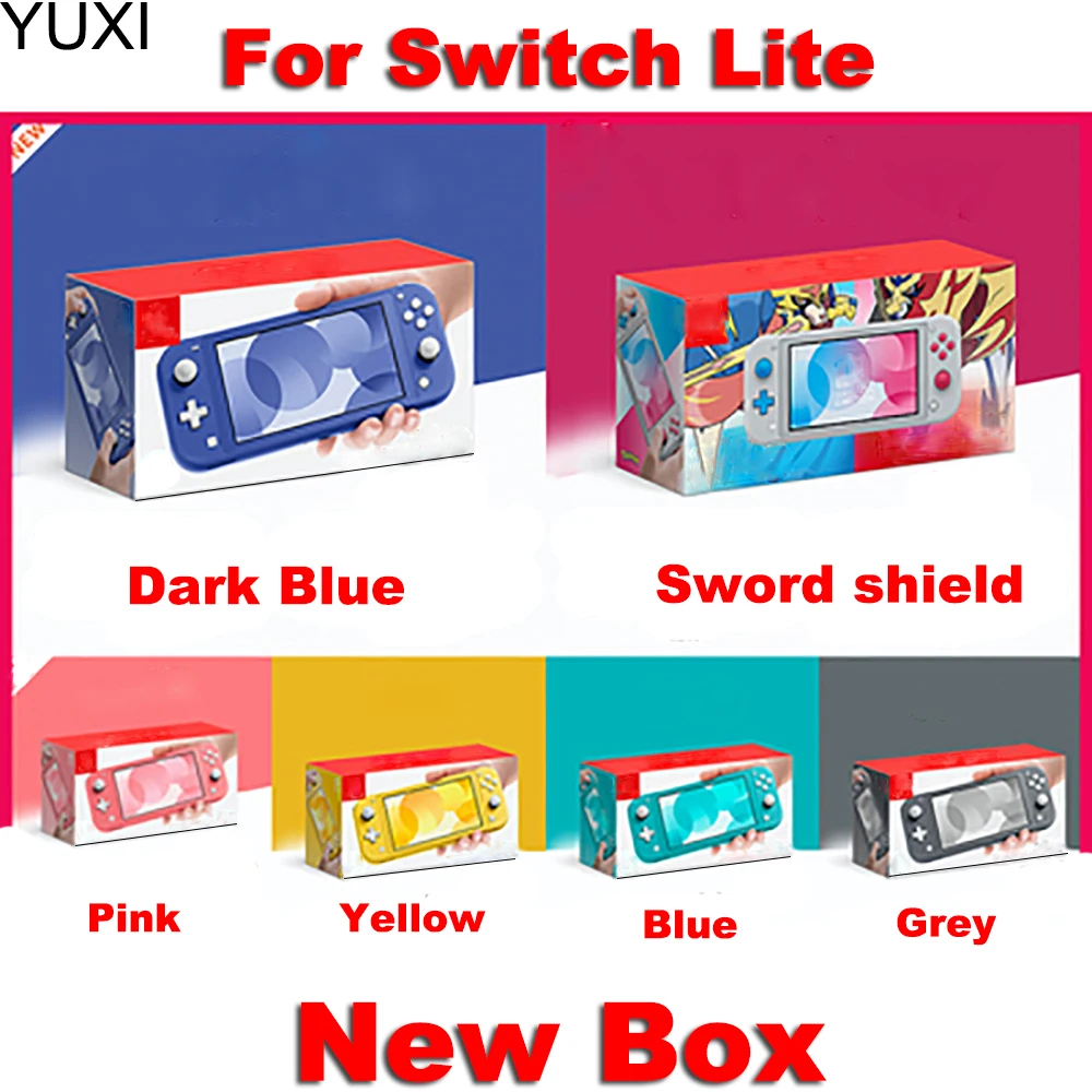 YUXI-1PC-HK-Version-Japan-Version-Packing-Boxes-For-Switch-Lite-Carton ...