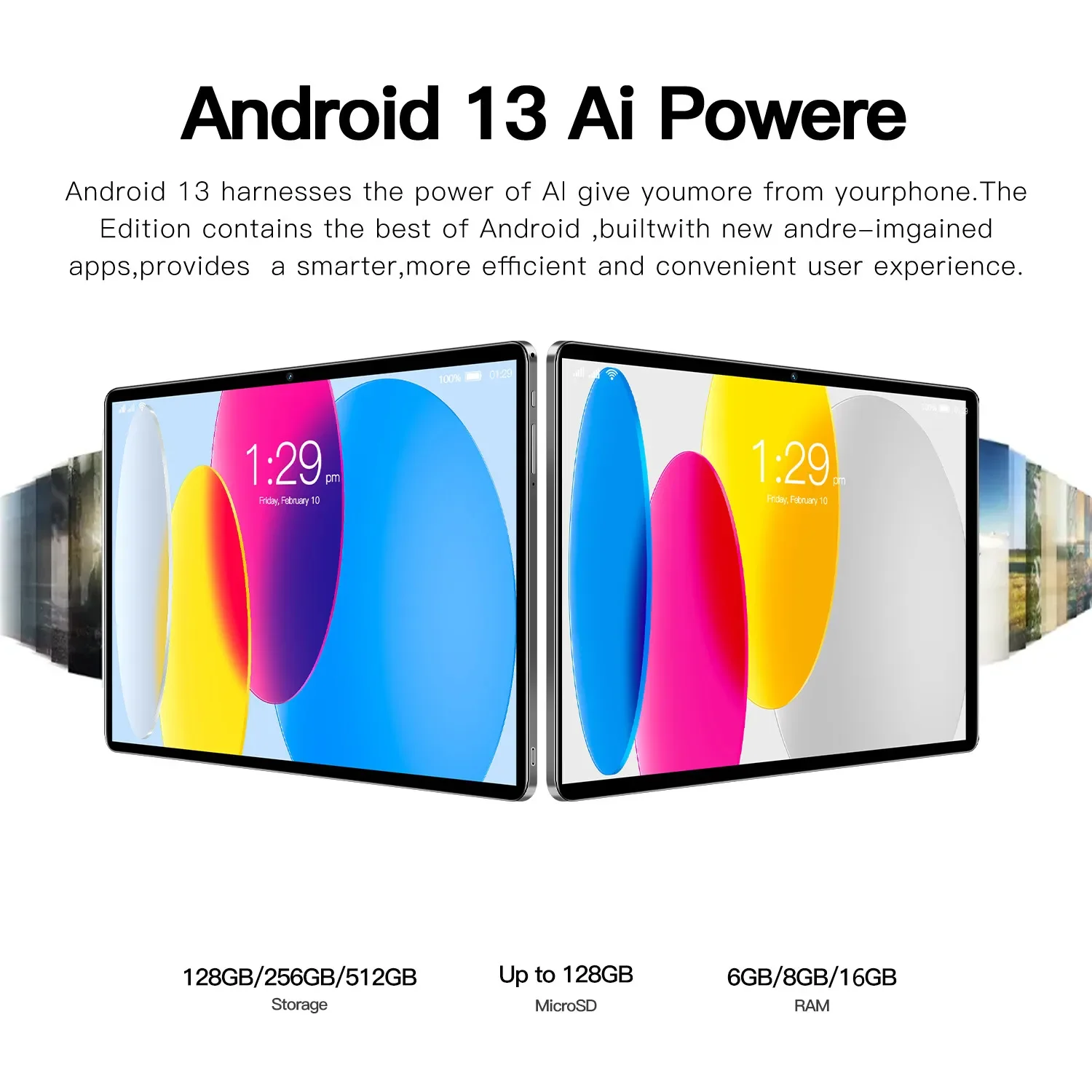 NEW Global Version Pad 15 Pro Tablet Android13 10.1 Inch 16GB 512GB 5G ...