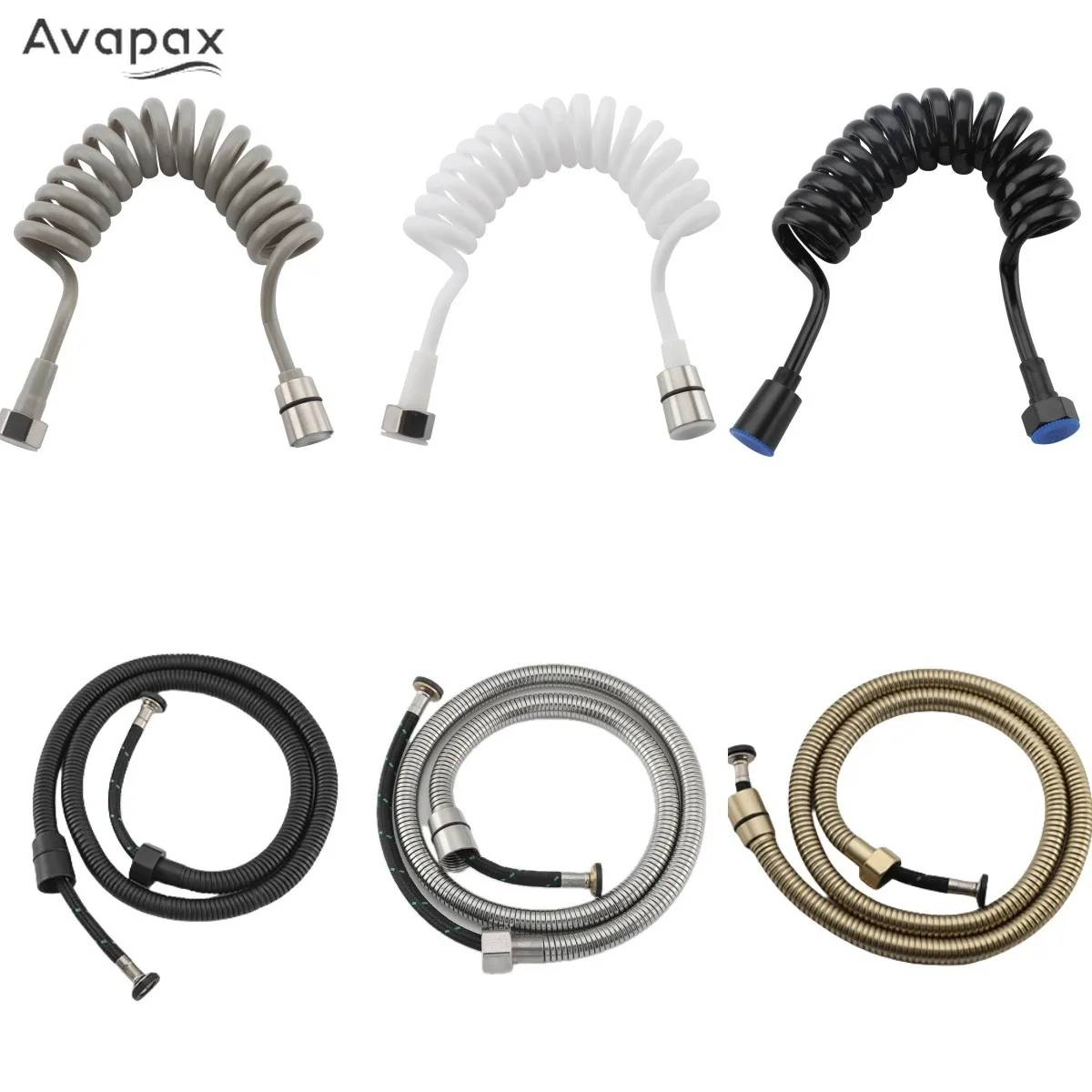 Spring Flexible Retractable Hose Stainless Steel Flexible Shower Hose ...