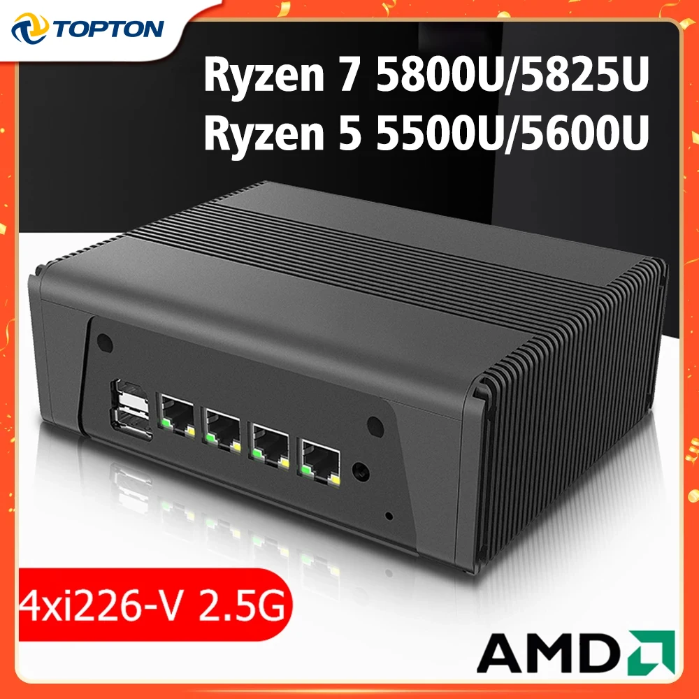 AMD-Firewall-Router-Ryzen-7-5825U-5800U-R5-5600U-4x-Intel-i226-V-2-5G ...