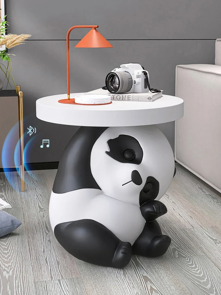 Nordic-Home-Decor-Panda-Statues-Side-Table-Home-Accessories-Living-Room ...