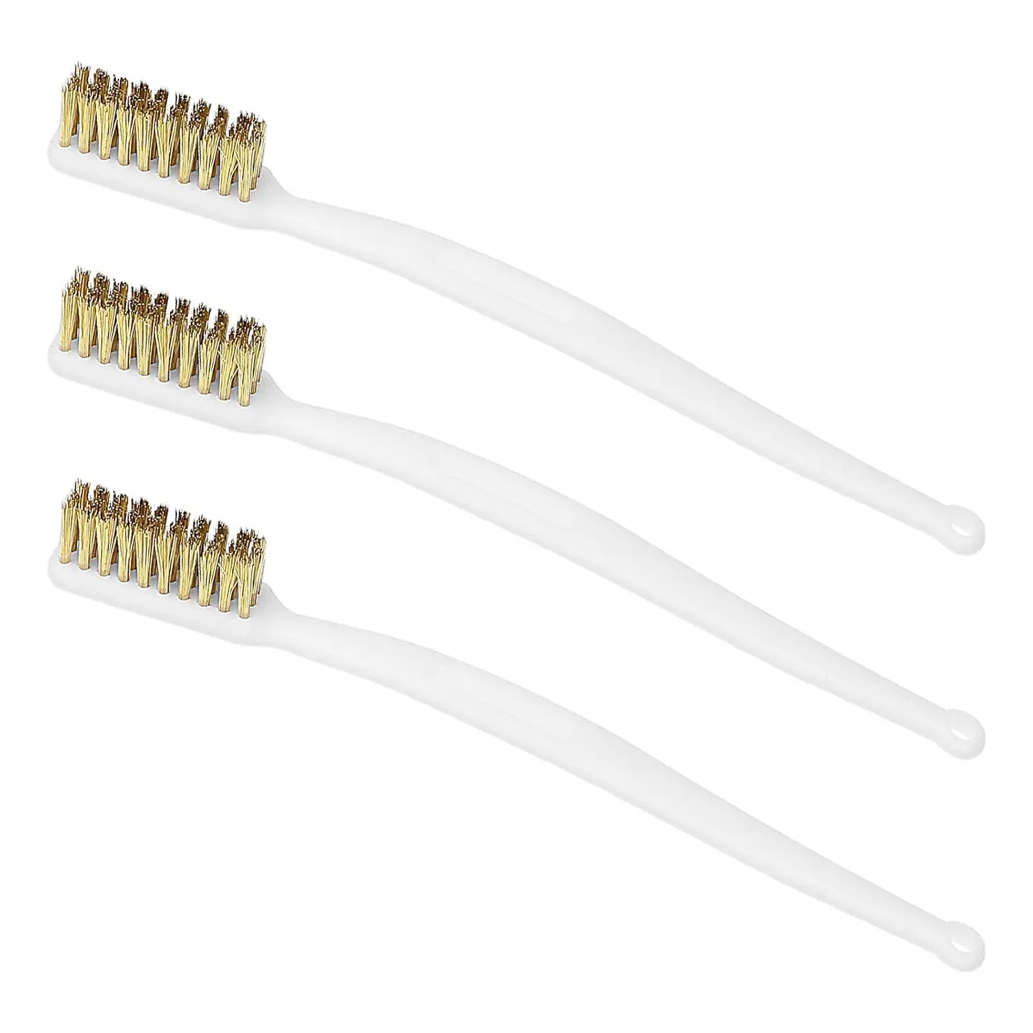 3Pcs Copper Wire Brush Small Brass Brush 3D Printer Nozzle Cleaner Tool ...