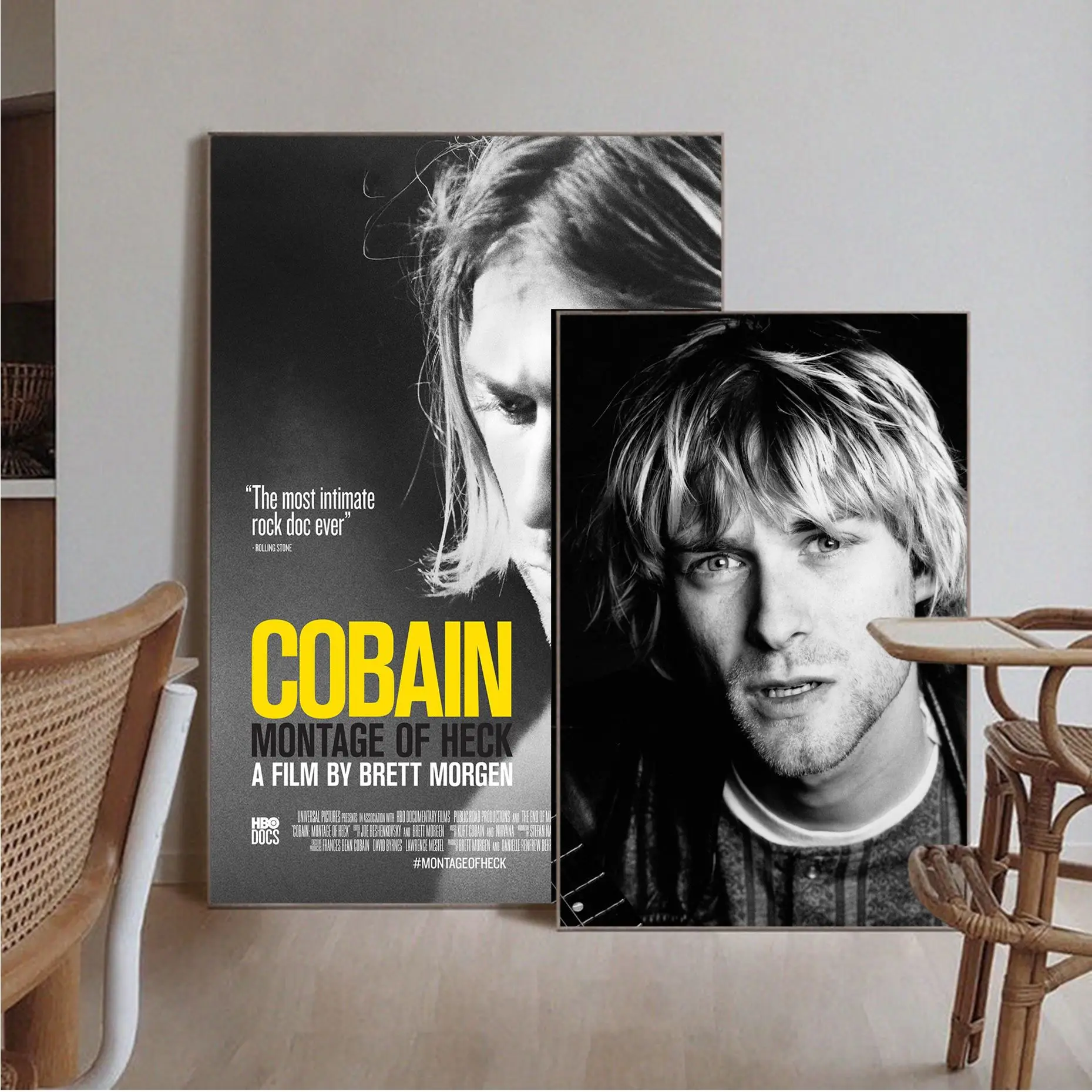 Kurt Cobain Poster Rolling Stone